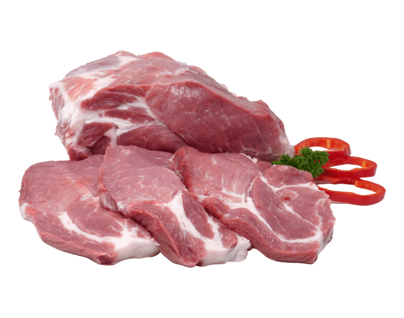Schweinenacken – Metzgerei Fischer digitale Theke